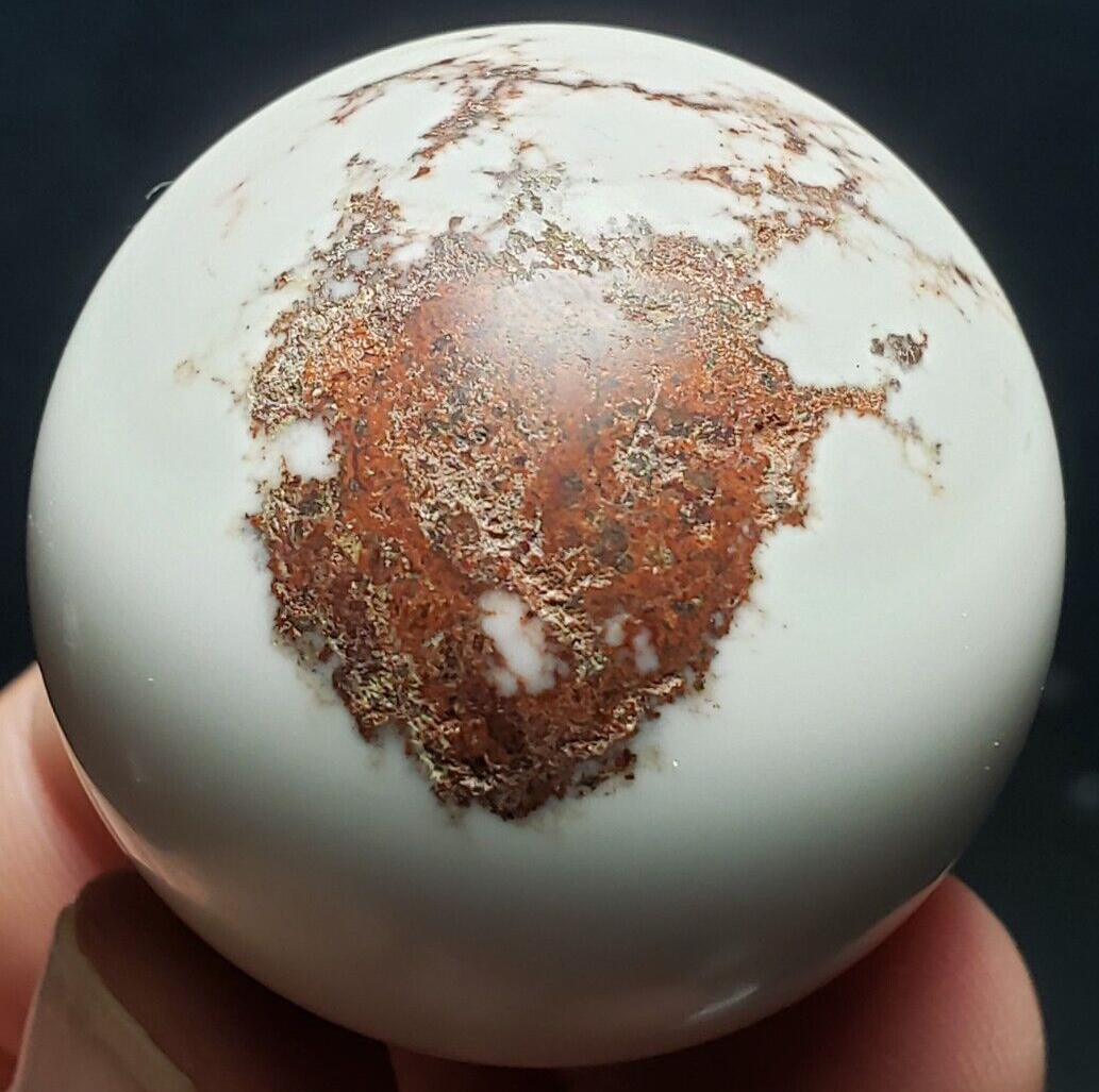 Howlite Sphere hand made with basalt matrix from Boron, CA (3.2 oz.) | eBay