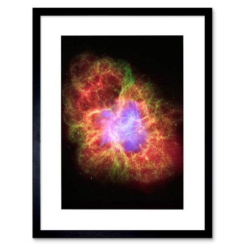 Space Nebula Space Framed Art Print Poster Picture Wall 12x16 Inch ...