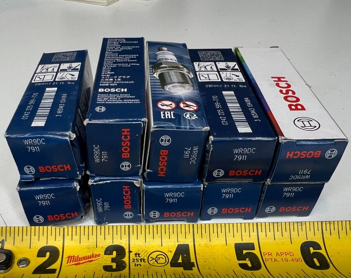 Lot of 10) Bosch FR6MPP332 OE Fine Wire Double Platinum Spark Plugs ...