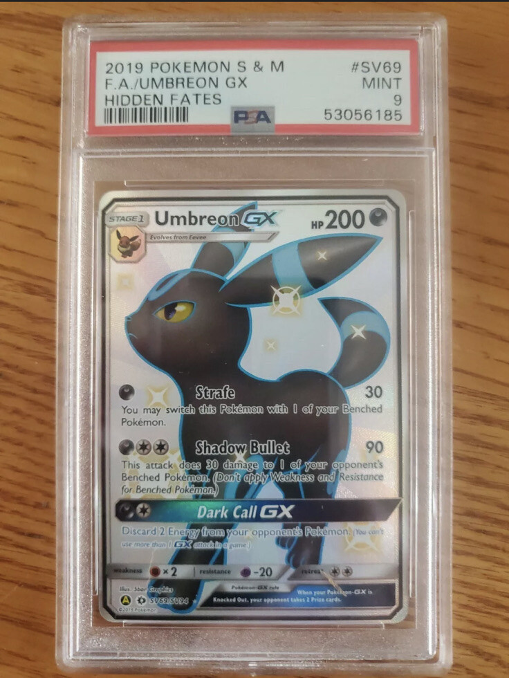 Shiny Umbreon Card