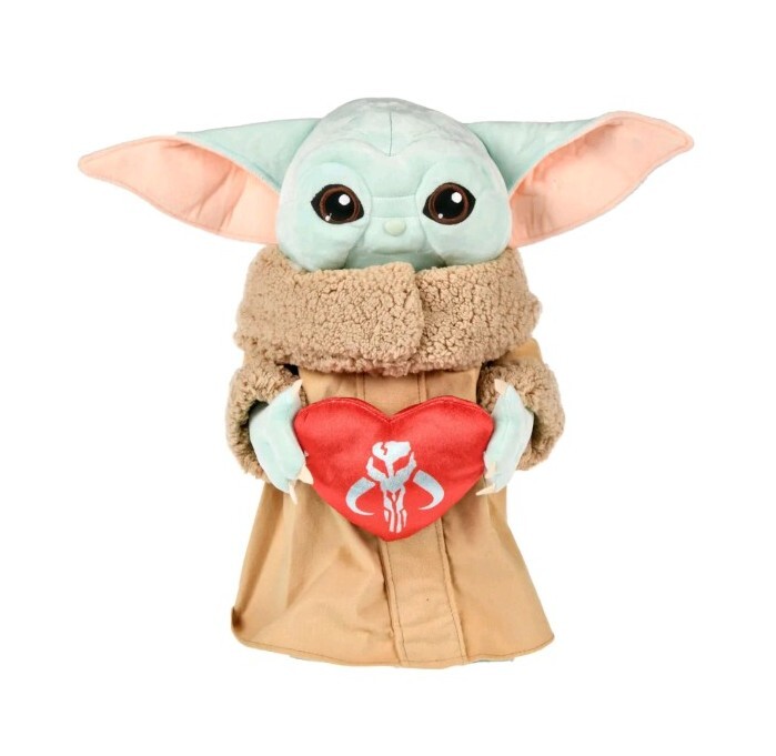 Star Wars The Mandalorian The Child Greeter Stands 18" Holding A Heart ...