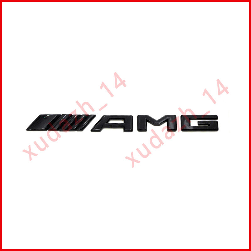 Gloss Black G55 AMG V8 BITURBO Trunk Emblem Badge Sticker For Mercedes ...