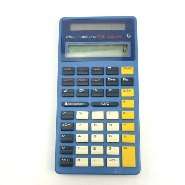 Texas Instruments Math Explorer T-0492 Calculator DT Set of 10 Carrying ...