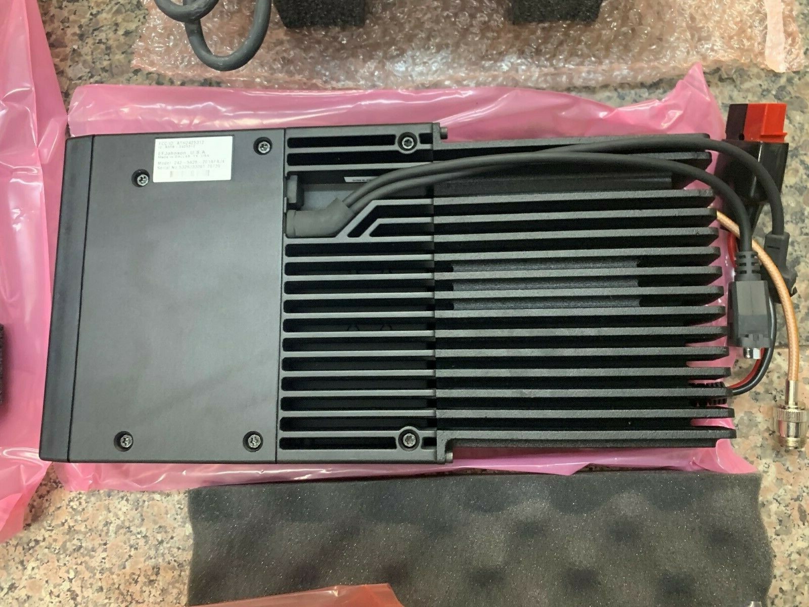 New EF Johnson VHF 53SL P25 Mobile Radio system extended trunk and ...