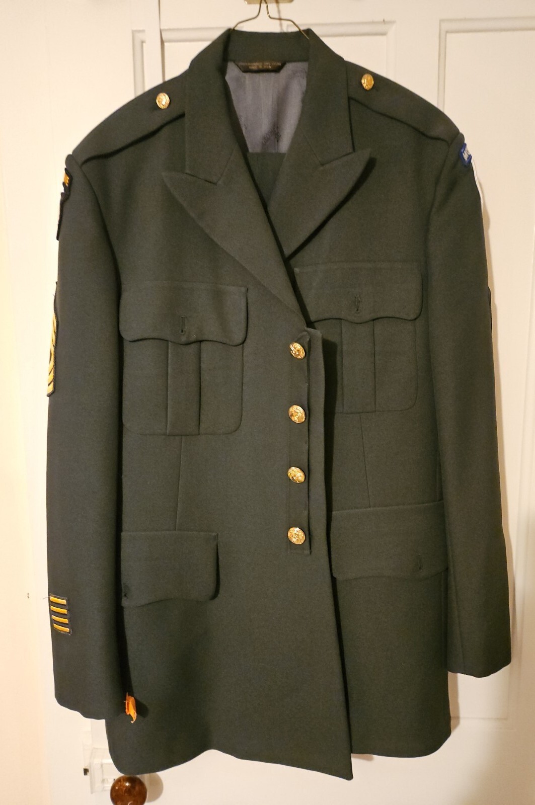 Military Army Green Suit Uniform WW2 Mountain Div W/Rare Airborne Patch ...