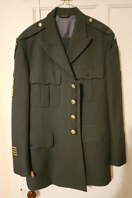 Military Army Green Suit Uniform WW2 Mountain Div W/Rare Airborne Patch ...