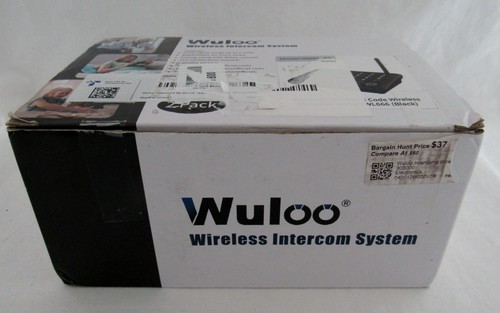 Wuloo Wireless 1 Mile Range Home Intercom System 2 Pack W666-P2 Multi ...