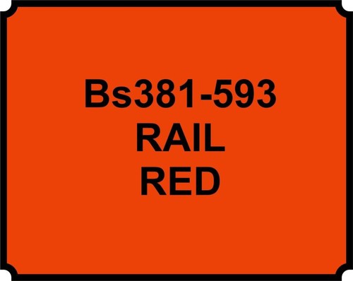 Cellulose Car Body Classic Vintage Paint BS381-593 RAIL RED Gloss | eBay