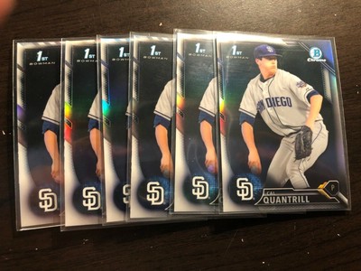 2016 bowman chrome refractors cal quantrill 6 card lot | eBay