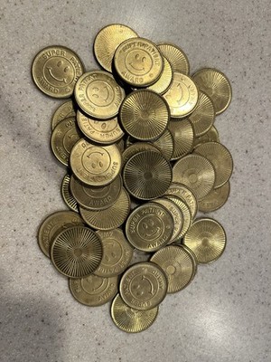 LOT 42 SUPER PATIENT KID CHILD GIFT AWARD SMILEY FACE COIN TOKEN DOCTOR ...