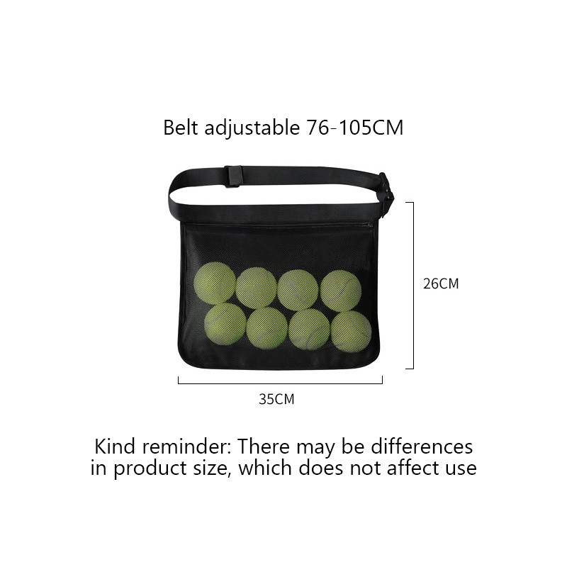 Tennis Pickup Bag Pique Ball Sports Bag Single Practice Ball Bag ...