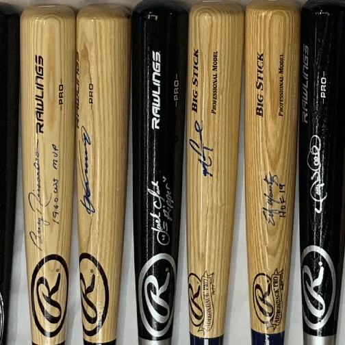 Atlanta Braves 2 Autographed Items Live BoxBreak - Baseball Bat ...