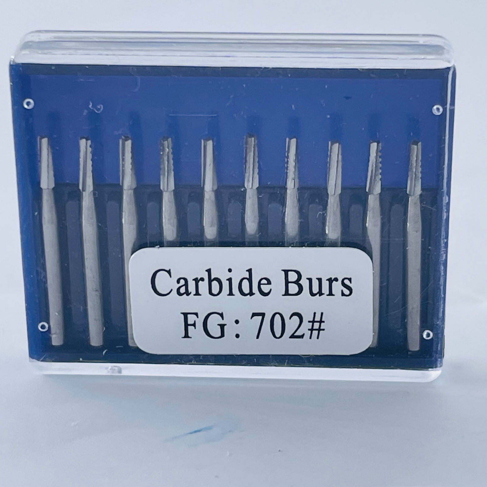 10 Pcs/Pack Dental Tungsten Steel Carbide Burs FG-702 For High Speed ...