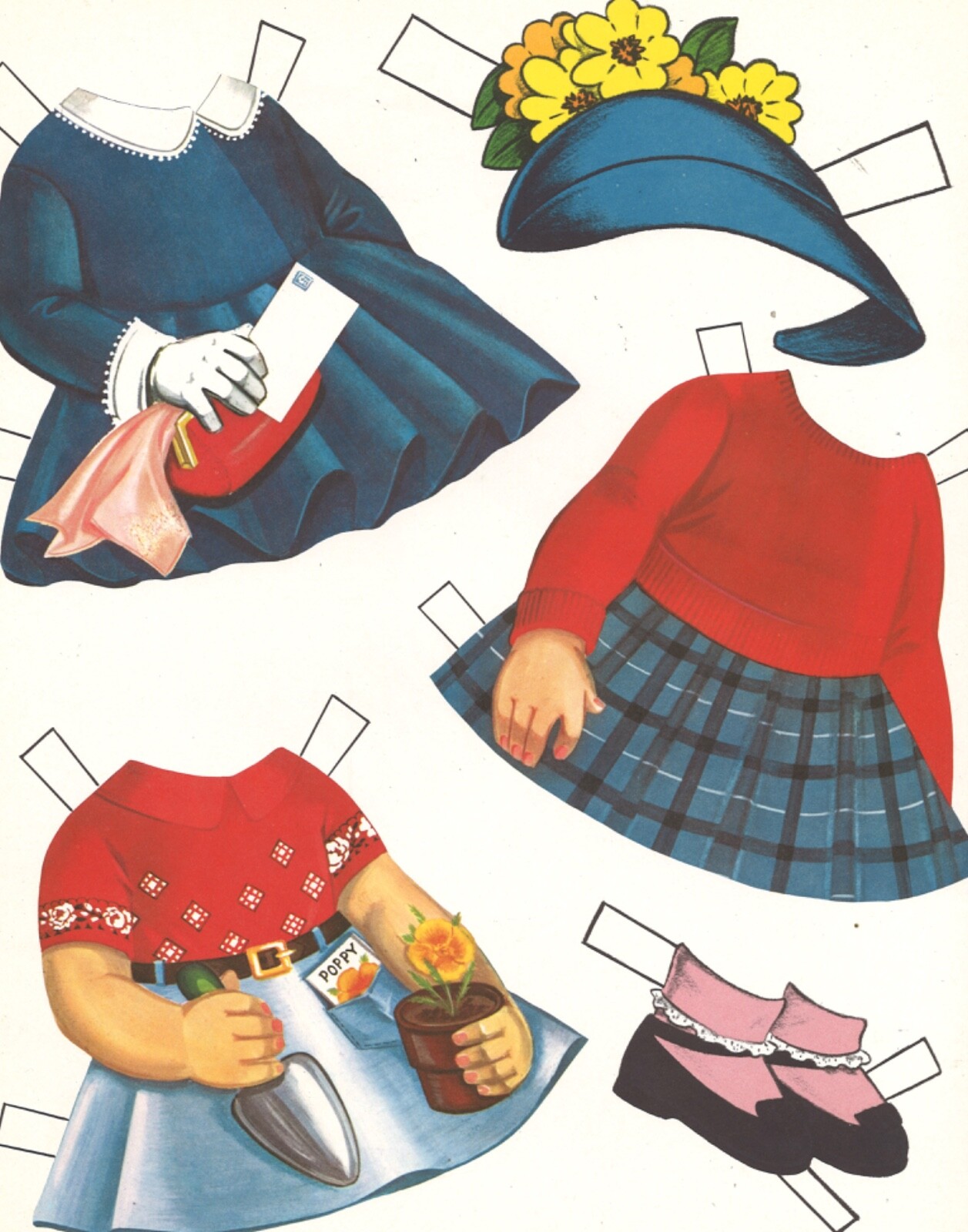 VINTAGE 1950S BALLERINA LARGE PAPER DOLL RARE ORIG SIZE UNCUT REPOR ...