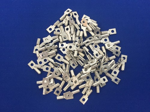 LOT OF 100 T & B MS21004-1 Uninsulated Rectangular Terminal A486 22/18 ...