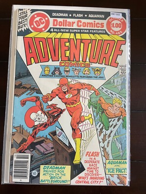 Adventure Comics 465 Dollar Comics Newsstand High Grade 7.5 DC Comic ...