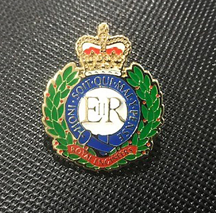 ROYAL ENGINEERS PIN BADGE, SAPPER, ARMY, MILTARY (PB108) VETERAN ...