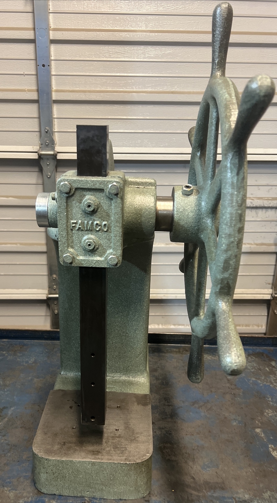 Famco Machine Co. WR No. 81 Arbor Press 7" Throat Depth Used Surplus | eBay