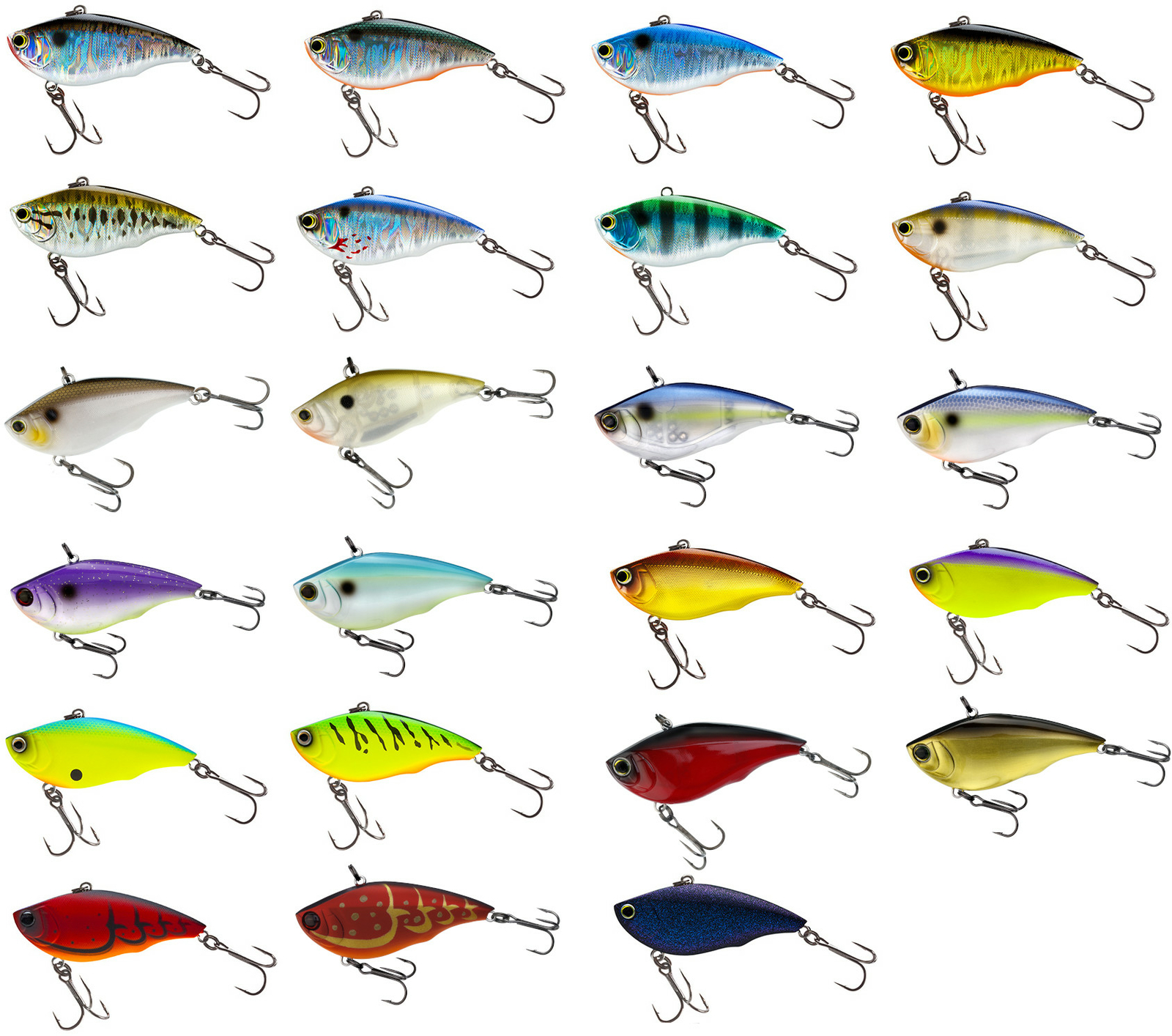 Yo-Zuri Rattl'N Vibe 75 Lipless Crankbait Bass & Walleye Rattling Hard ...