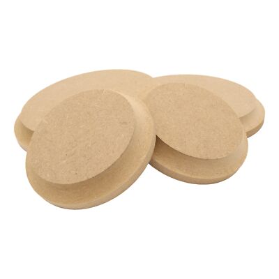 Wooden MDF Circle Cove Top Edge Disk Blanks Craft Shape 10-30cm Pack 1 ...