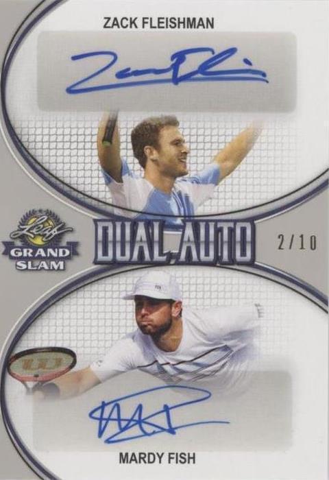 2018 Leaf Grand Slam - Dual Autographs Mardy Fish, Zack Fleishman #DA ...