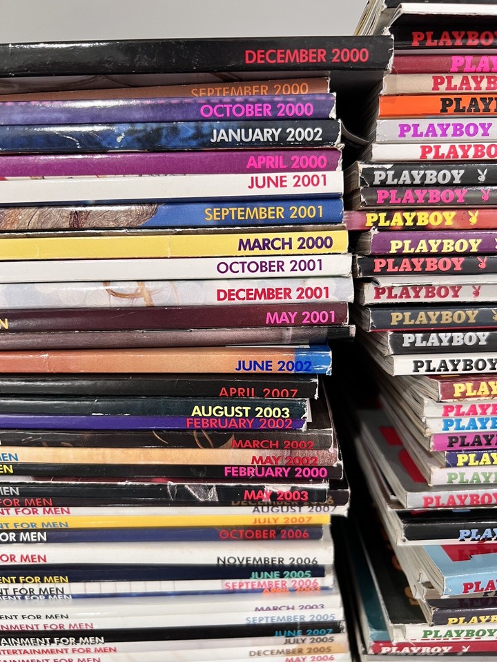 85 Piece Lot PLAYBOY Early 2000s Magazines Playmate Centerfolds | eBay