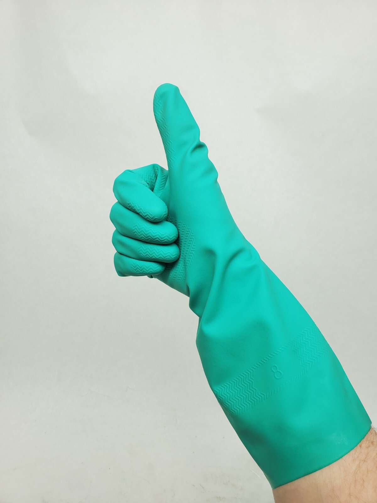 12 PAIRS! NITRI-MASTER Chemical Resistant Nitrile Rubber Gloves 15mil ...