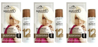3 x Dcash Professional Master Bleaching Powder Lightener White 15 g ...