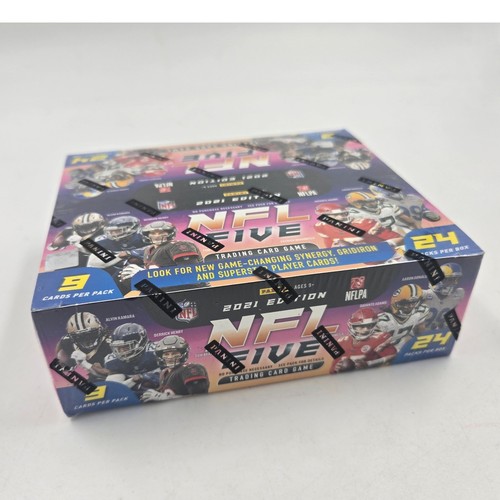 2021 Panini NFL Five Football Trading Card Game TCG Sealed Booster Box ...