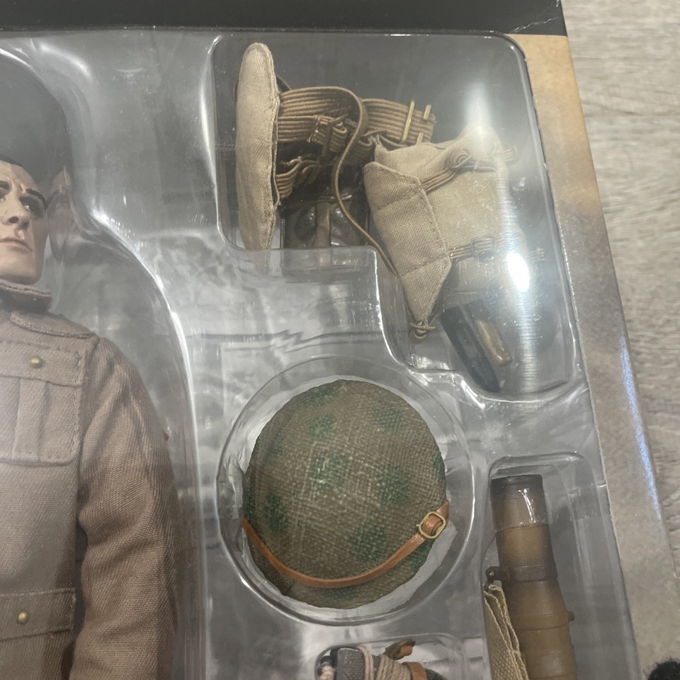 Bayonets & Barbed wire Sideshow 1/6 figure 12" WWI British Lewis Gunner ...