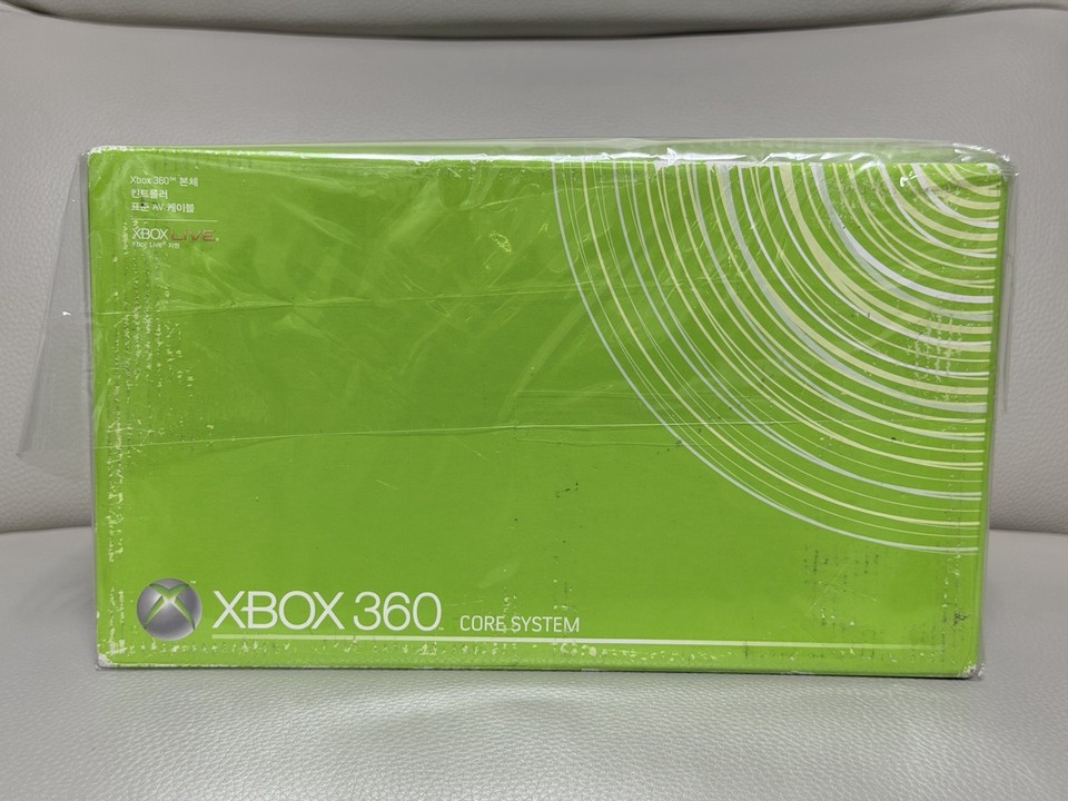ULTRA RARE SEALED Korean Xbox 360 White Console Core System Korean ...