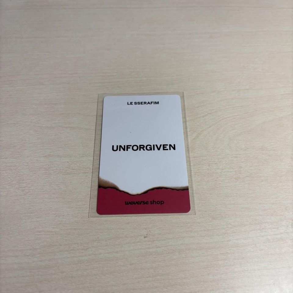 LE SSERAFIM UNFORGIVEN Sakura Trading Card | eBay