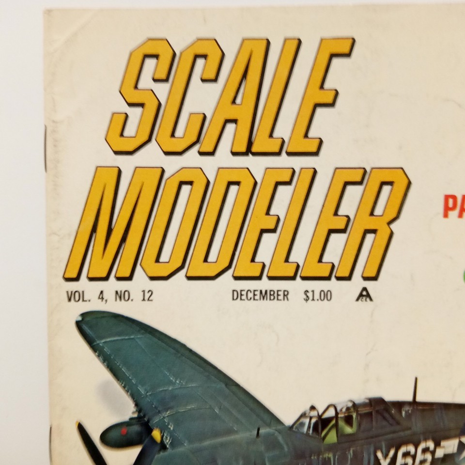 SCALE MODELER MAGAZINE DECEMBER 1969 VOL.4, NO. 12 | eBay