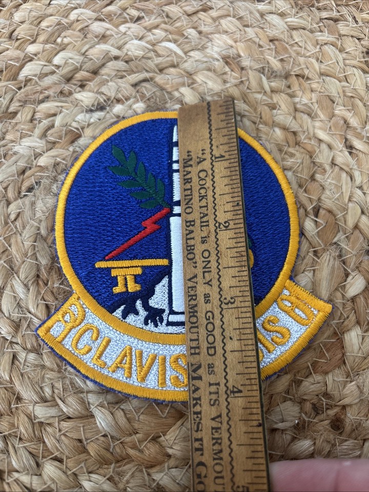 Vtg USAF SMS 742nd STRATEGIC MISSILE SQUADRON AFB PATCH Rare ICBM MIS ...