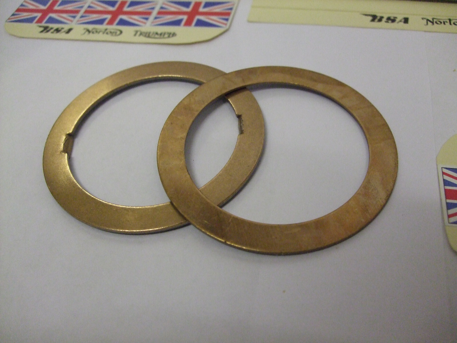 XK TRIUMPH BSA Tanged Clutch thrust washer 1963/69 57-1735 BSA 68-3278 ...