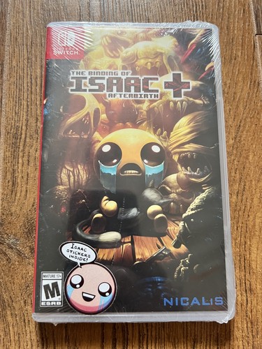 Binding of Isaac Afterbirth+ Launch Edition Nintendo Switch Sealed 1st ...