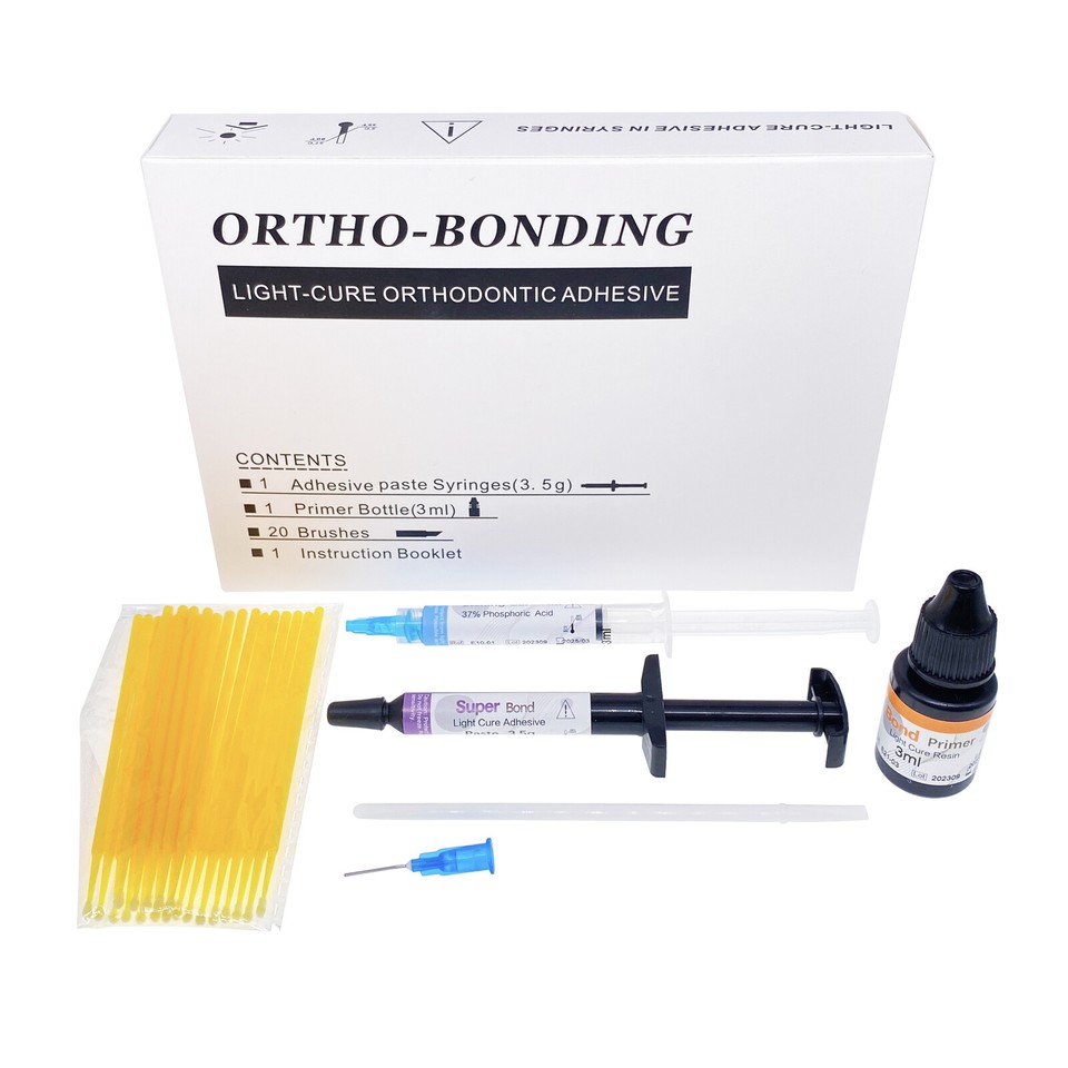 Dental Light Cure Glue Ortho Primer Bonding Composite Resin Kit For ...
