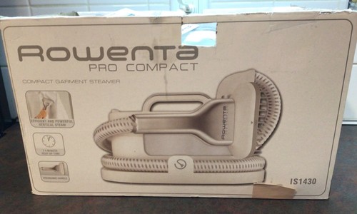 NEW Rowenta Pro Compact Garment Steamer 2.5 Min Heat up 30 Min Steam ...
