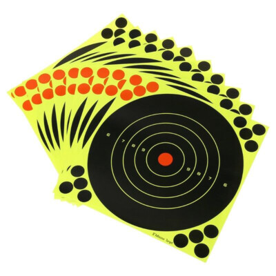1set Objective Adhesive Target Shooting Fluorescent Splash Flower ...