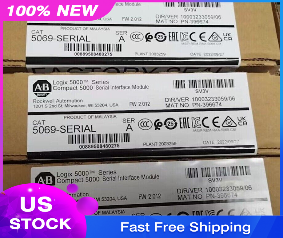 NEW Allen-Bradley 5069-SERIAL / A Compact Logix 5000 Interface Module ...
