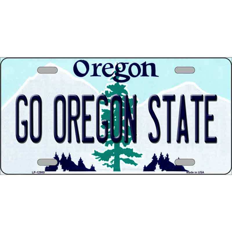 Go Oregon State Novelty Metal License Plate Tag LP-12985 | eBay