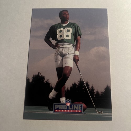 1991 NFL Pro Line Portraits Al Toon #76 New York Jets Wisconsin Badgers ...