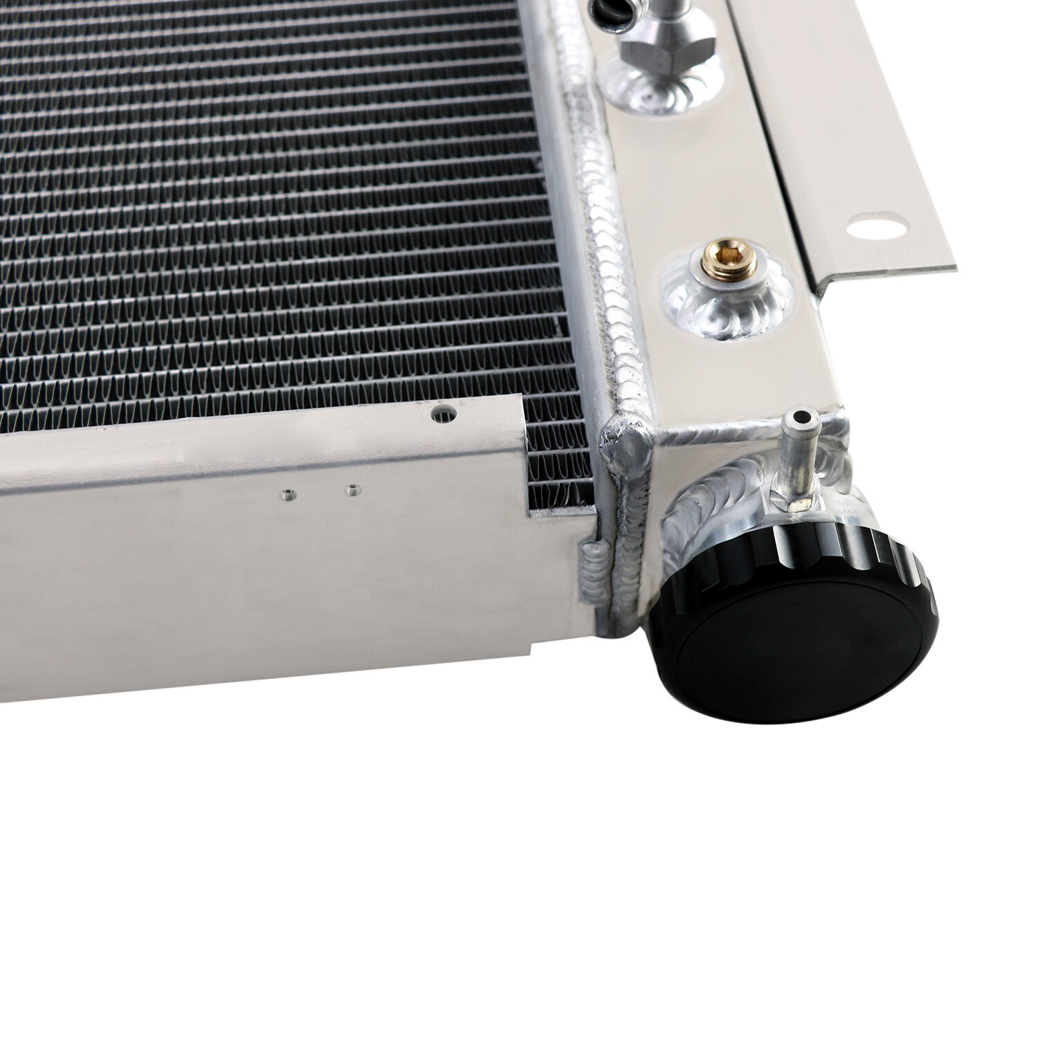 3 Row Aluminum Radiator Fit Hyster Yale Forklift H25XM H35XM S25-35XM ...