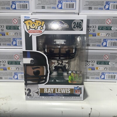 Funko Pop NFL Star Baltimore Ravens Ray Lewis Figure w/ Protector ...