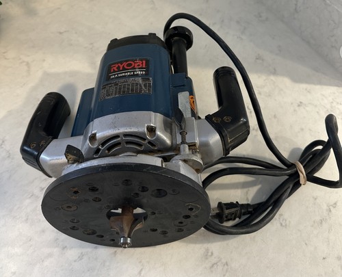 Ryobi 3 HP Router Model RE600 Variable Speed Heavy Duty Wood Working ...