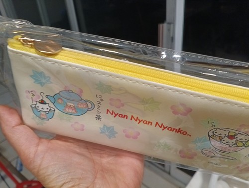 SANRIO POUCH Zippered Bag NYAN NYAN NYAKKO SAN-x New Sealed Cute Print ...