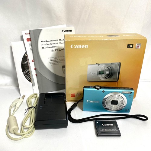 Canon PowerShot A2400 IS Digital Camera Blue Used | eBay