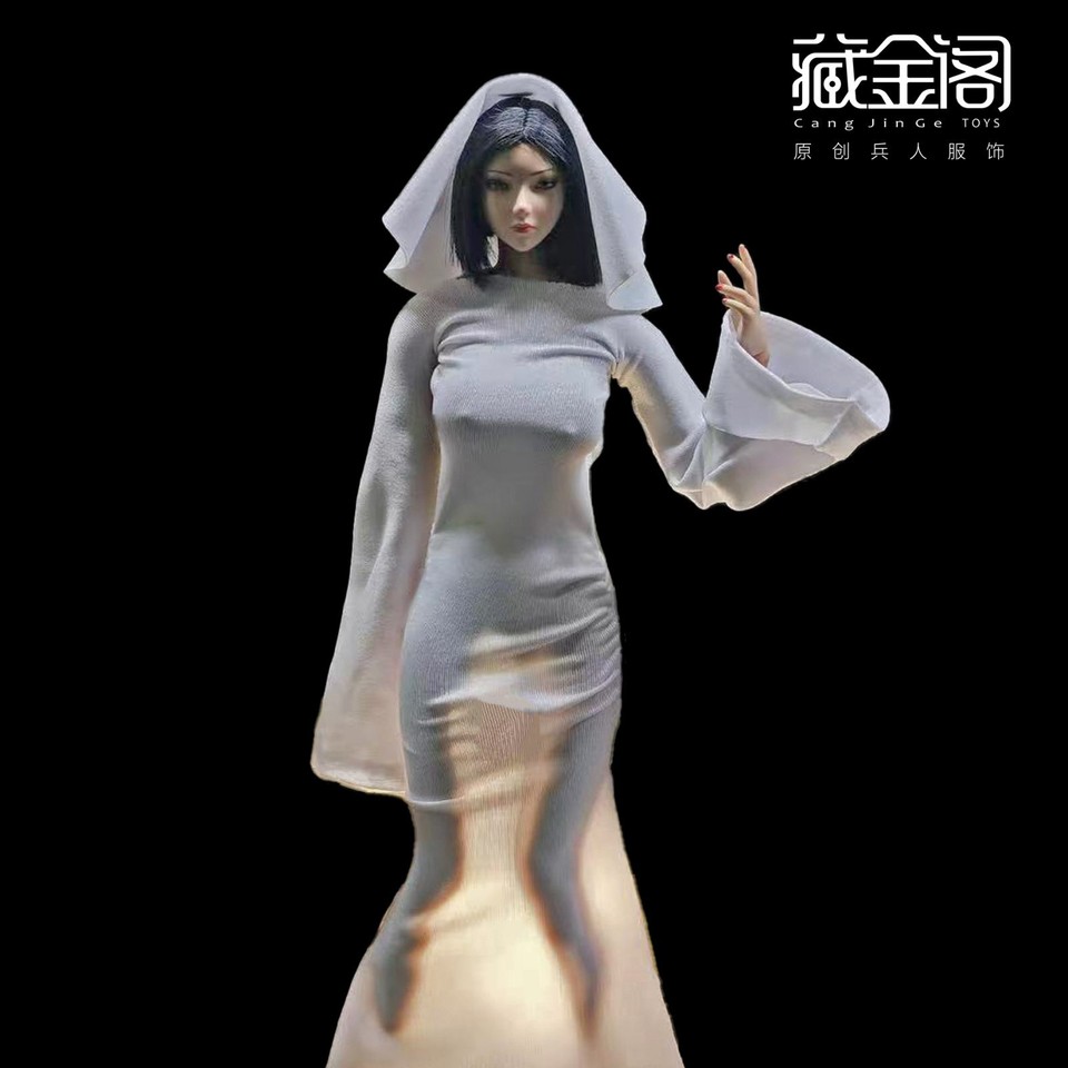 1/6 Female Ghost Girl costume Cosplay Clothes Set For 12" Action Figure ...