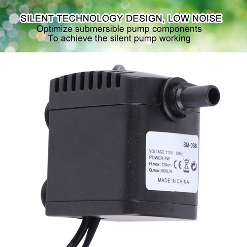 SM‑038L4 Plastic 600L/H Fish Tank Submersible Aeration Water Pump ...