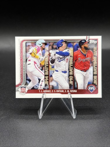 2025 Topps Series 1 -League Leaders Shohei Ohtani, Marcell Ozuna,Luis ...